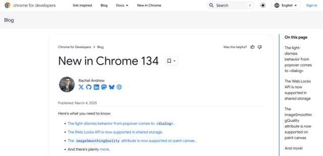 「Google Chrome 134」安定版リリース、開発者ツールでサードパーティーCookieに関する問題を簡単に発見可能になる - プラメポータル